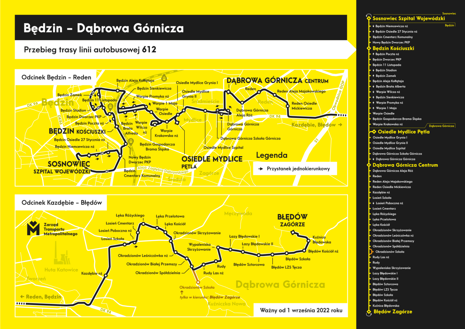 1 września w trasę wyjechały trzy nowe linie autobusowe - Dąbrowa Górnicza