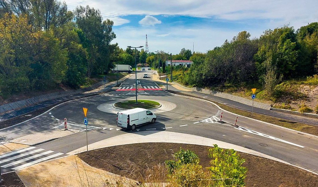Rondo na Staszicu gotowe - Dąbrowa Górnicza